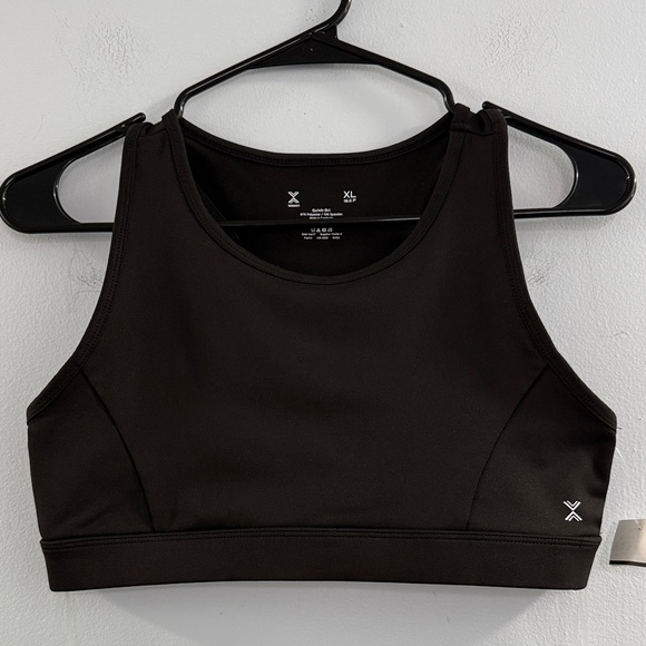 Xersion | Intimates & Sleepwear | Nwt Xersion Quickdry Black Sports Bra ...